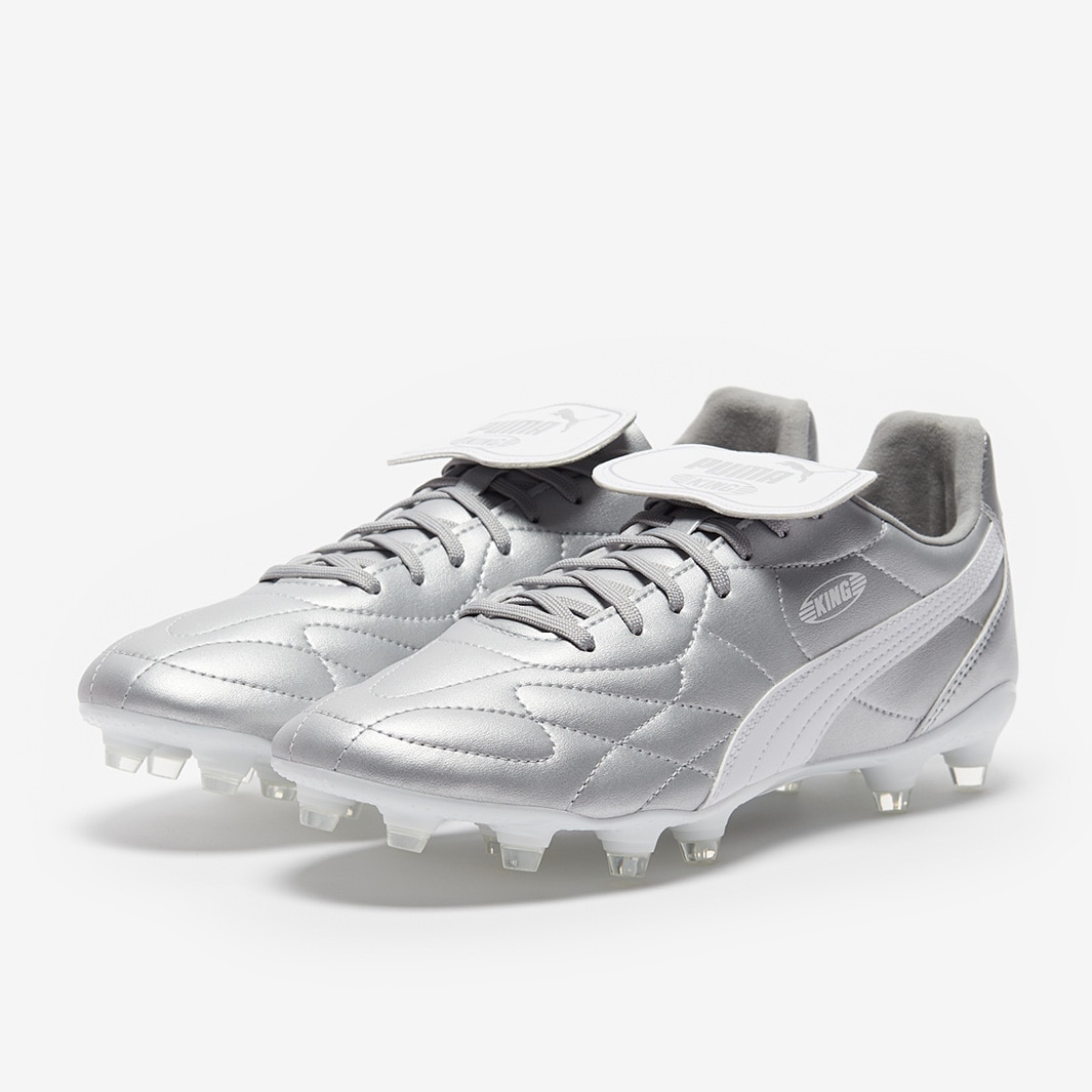 Puma King Top 75+25 FG/AG - Puma White / Puma Silver / Puma Black ...