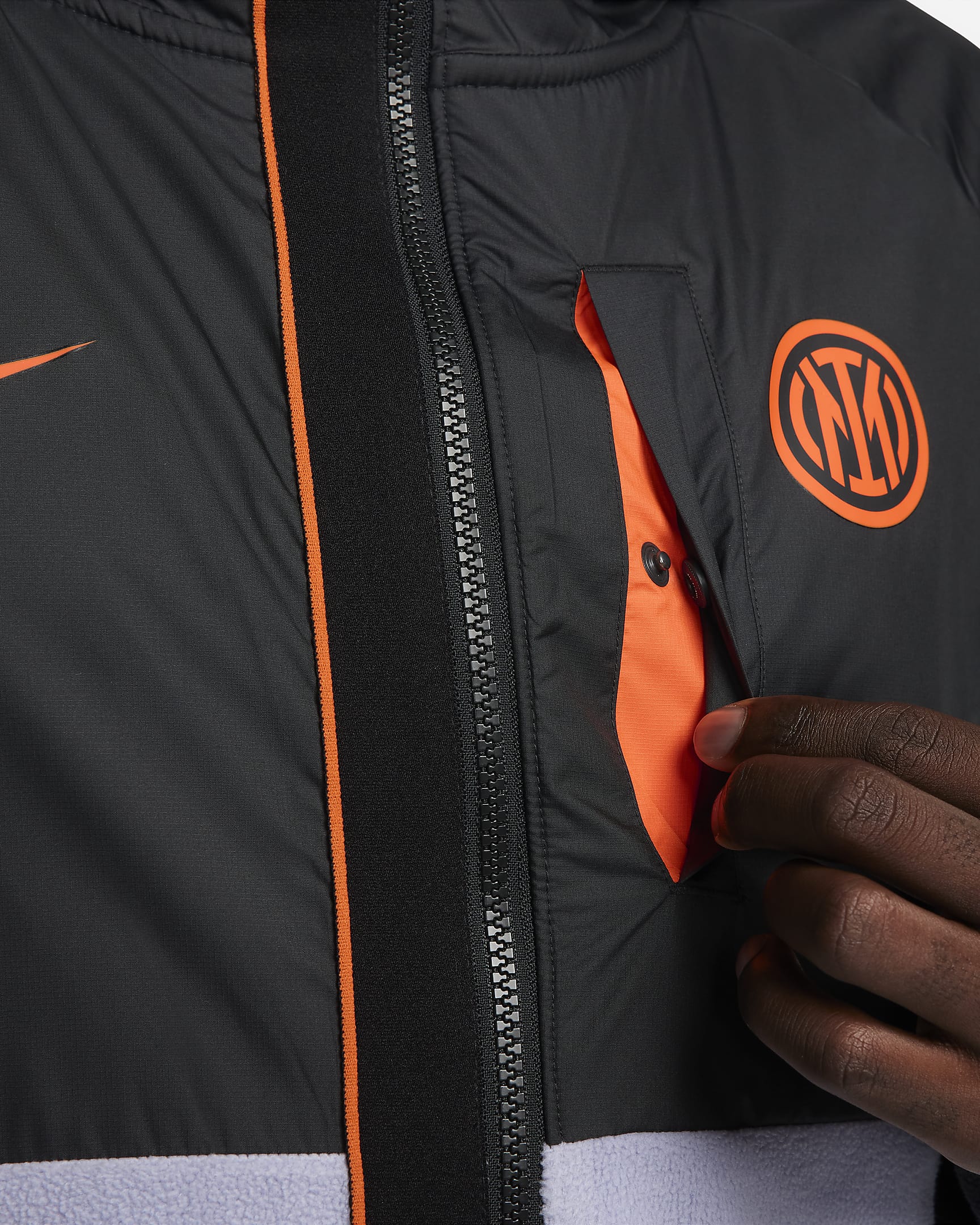 Inter Milan AWF Third Nike Football Winterized Full-Zip Jacket - Black ...