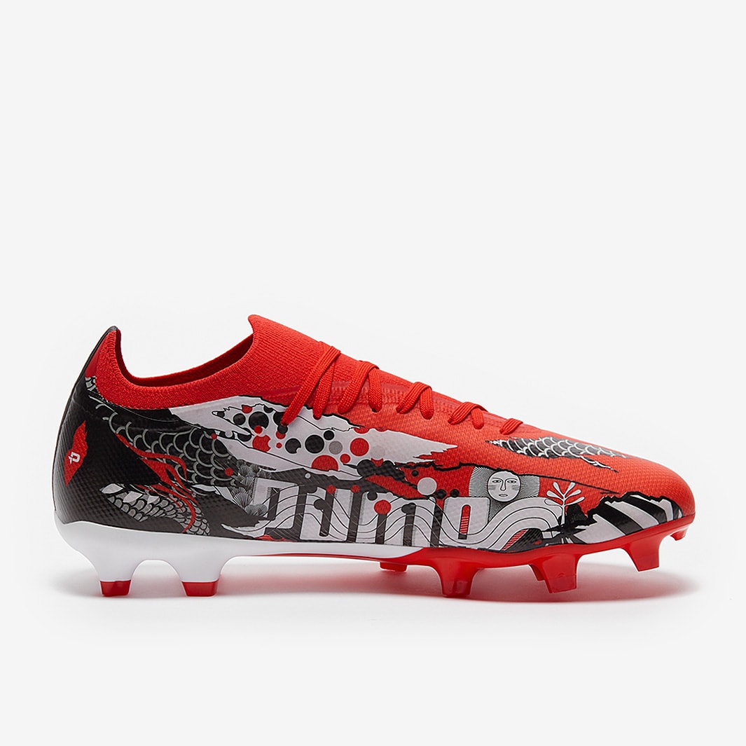 Puma Ultra Match Legacy of Speed x PD25 FG/AG - White / Red / Black ...