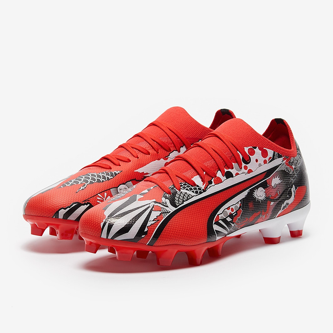 Puma Ultra Match Legacy of Speed x PD25 FG/AG - White / Red / Black ...