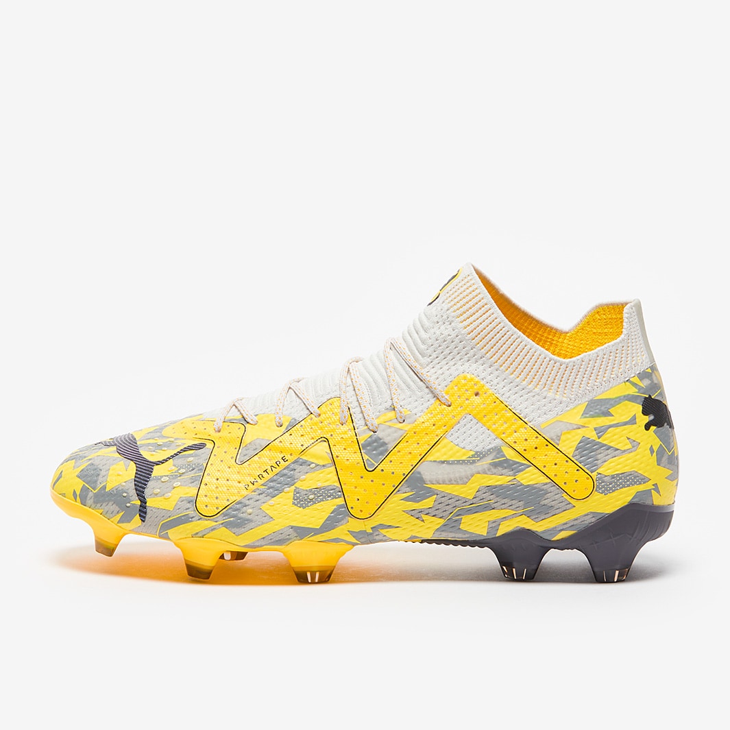 Puma Future Ultimate FG/AG Voltage - Sedate Gray / Asphalt / Yellow Blaze - Football Shirt ...
