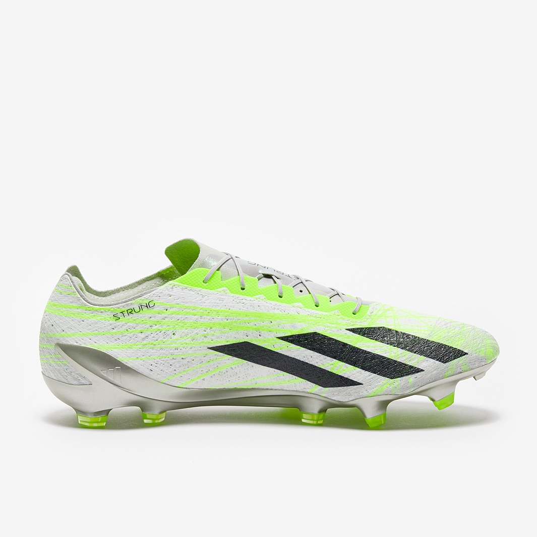 Adidas Strung+ FG - Grey Two / Core Black / Lucid Lemon