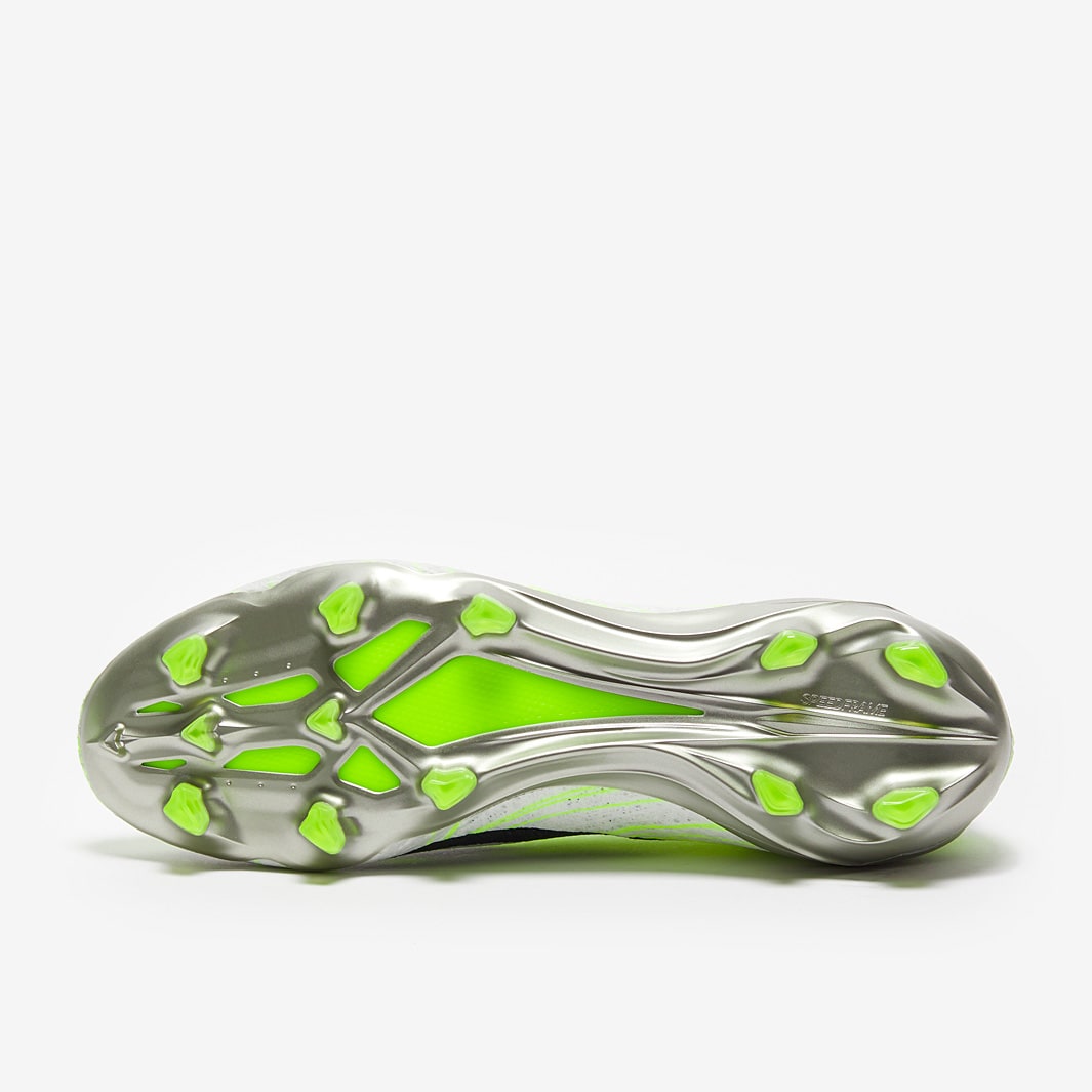 Adidas Strung+ FG - Grey Two / Core Black / Lucid Lemon - Football ...