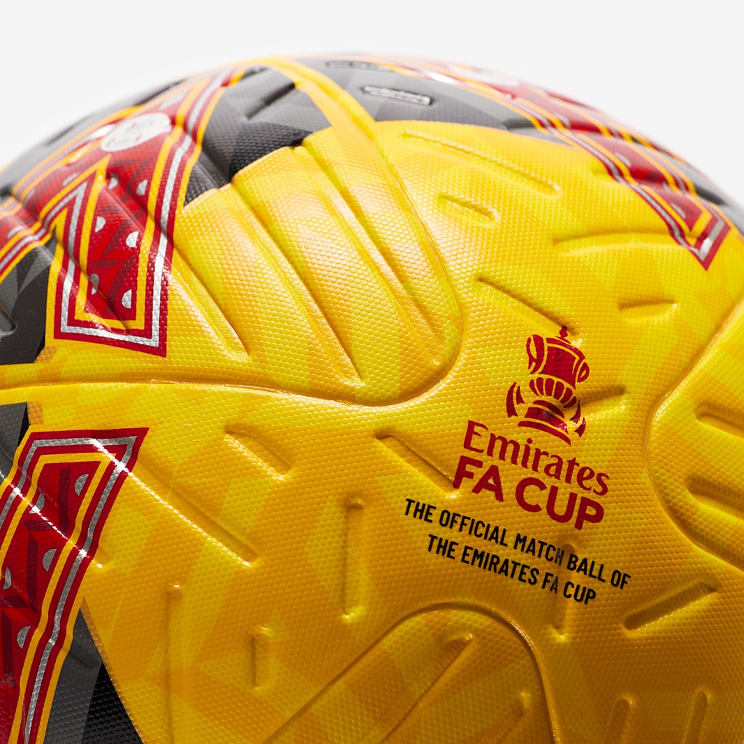 Mitre FA Cup Ultimax Pro 23/24 Ball - Yellow / Grey / Red