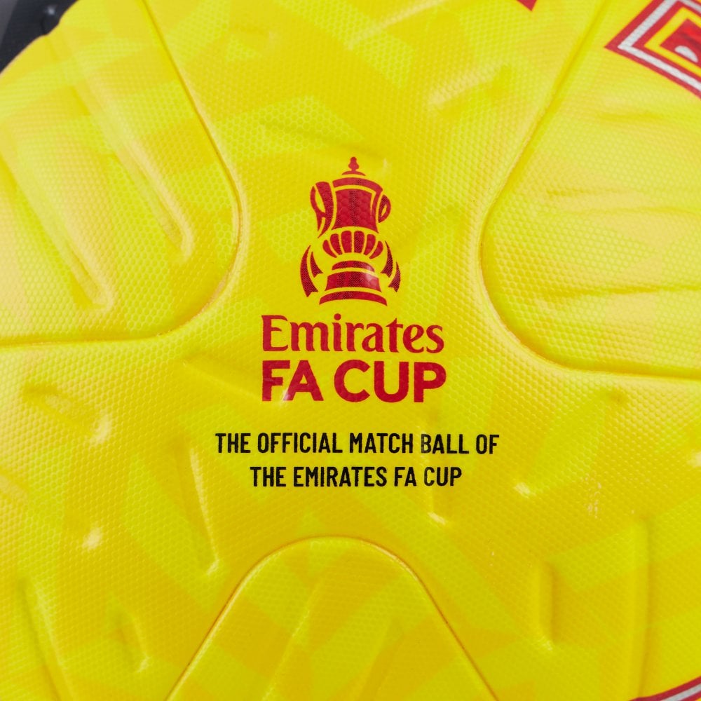 Mitre FA Cup Ultimax Pro 23/24 Ball - Yellow / Grey / Red