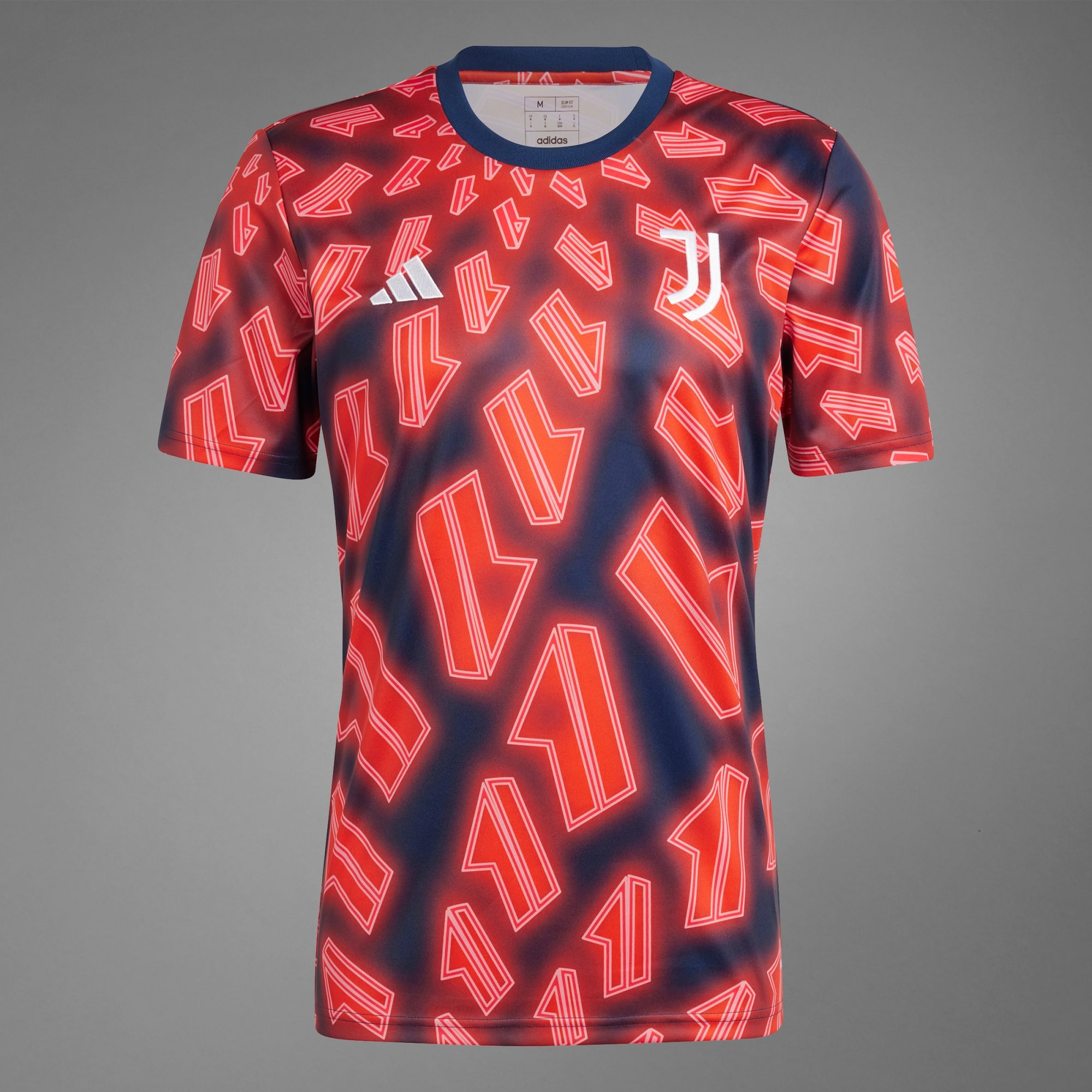Juventus 2024 Adidas Pre-Match Jersey - Night Indigo / Semi Solar Red ...