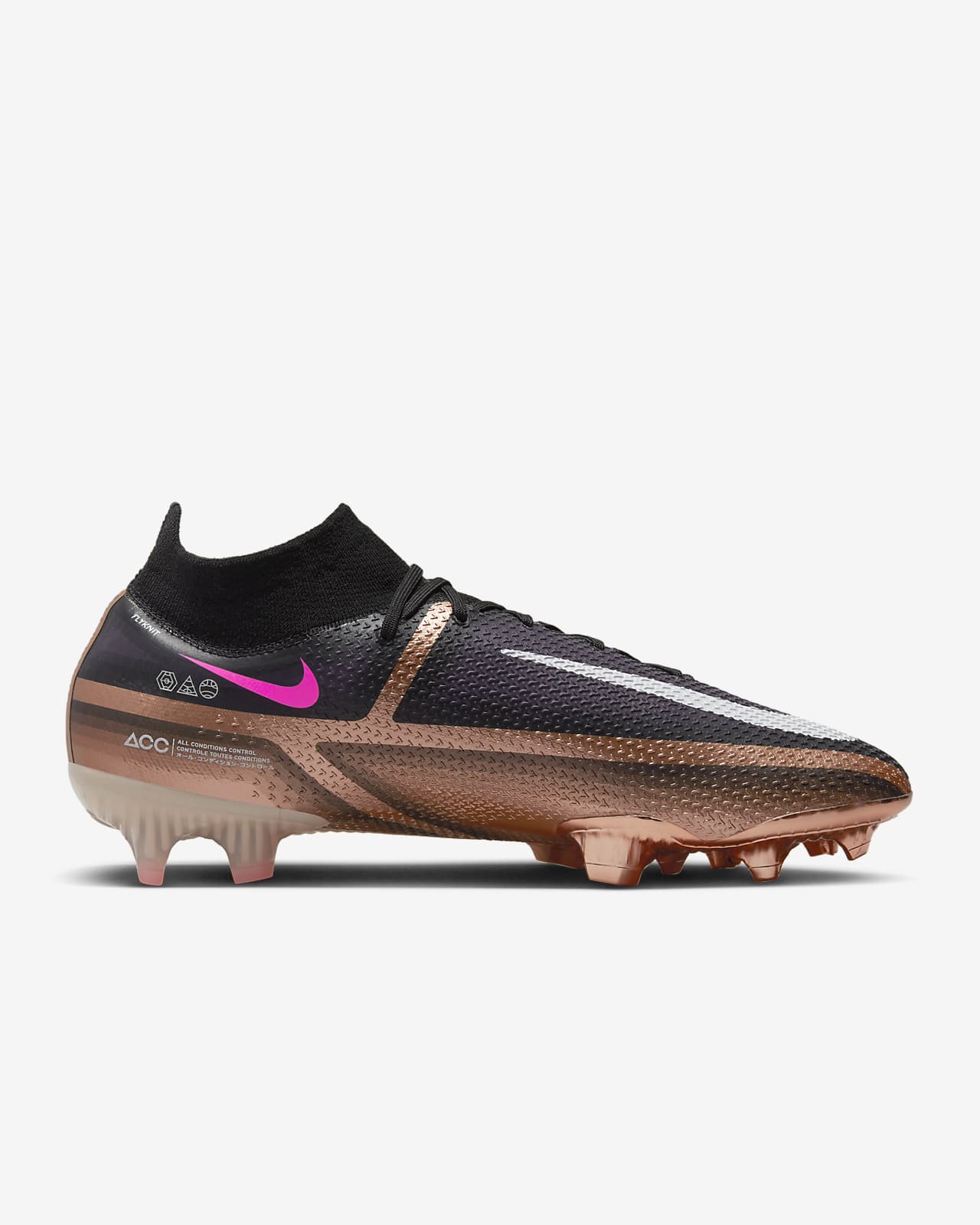 Nike Phantom GT2 Elite Dynamic Fit FG Generation - Metallic Copper ...