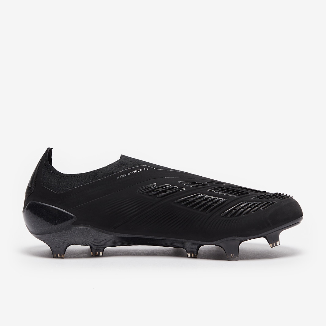 Adidas Predator Elite Laceless FG Nightstrike - Core Black / Core Black ...