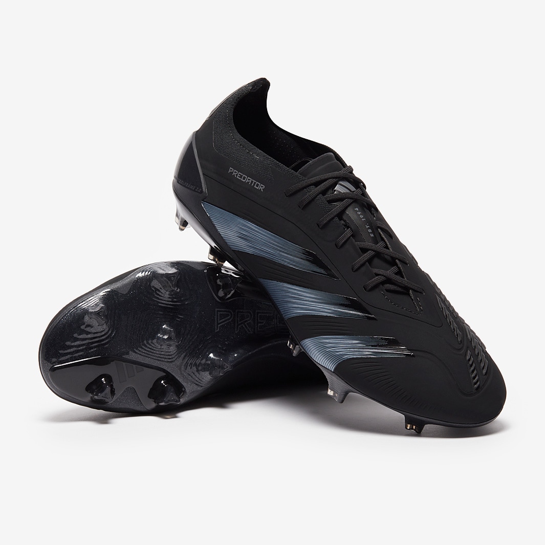 Adidas Predator Elite FG Nightstrike - Core Black / Core Black / Carbon ...