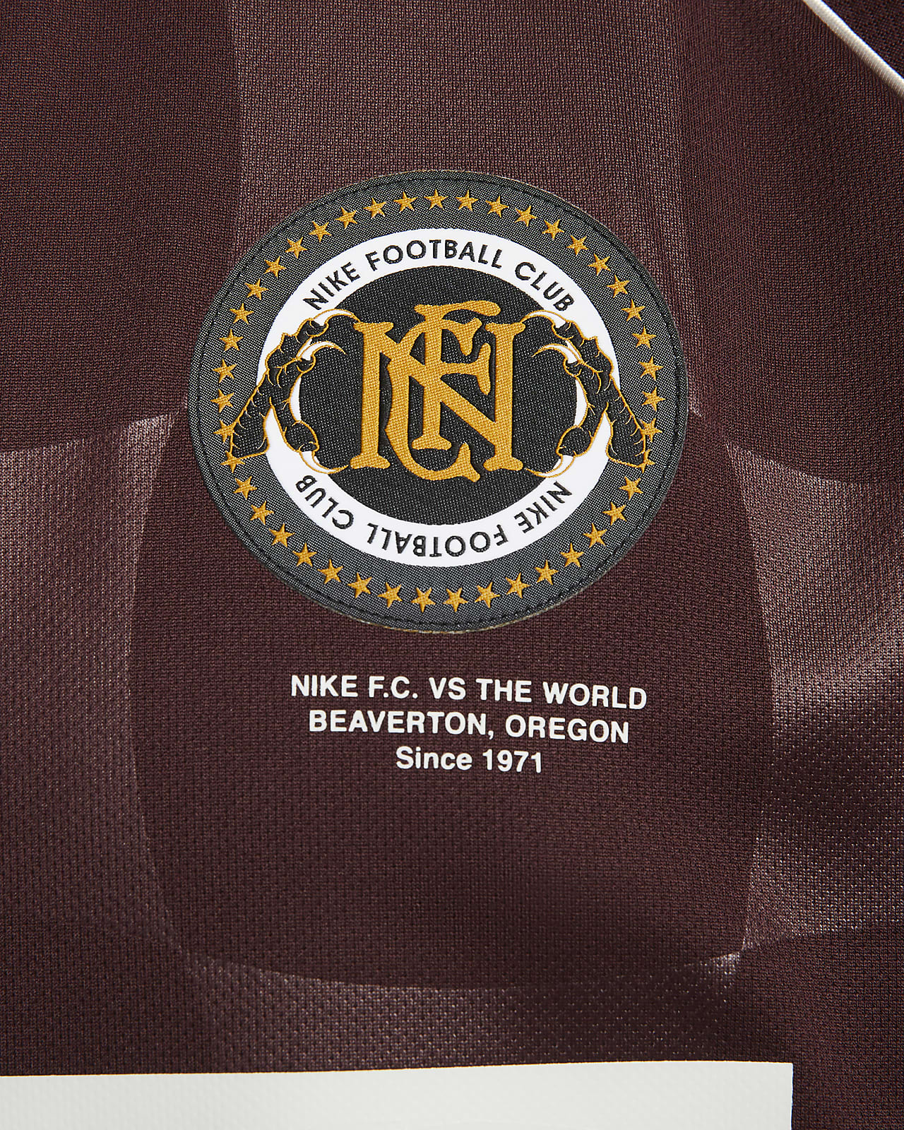 Nike Dri-FIT FC Football Shirt - Burgundy Crush / Summit White / Summit ...