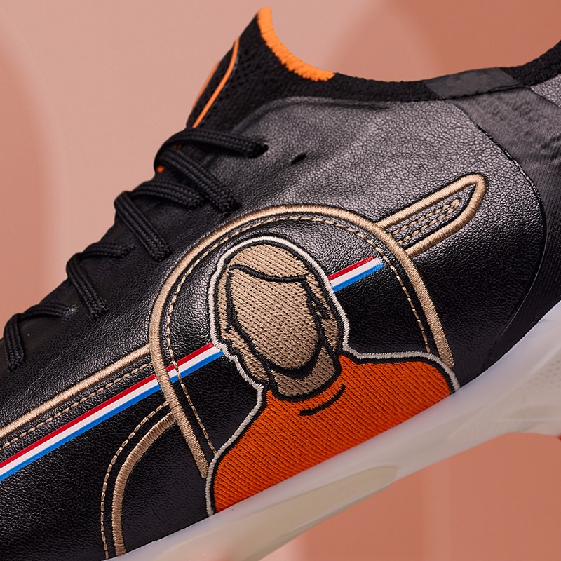 Puma King Ultimate Cruyff FG/AG - Black / White / Rickie Orange / Gold ...