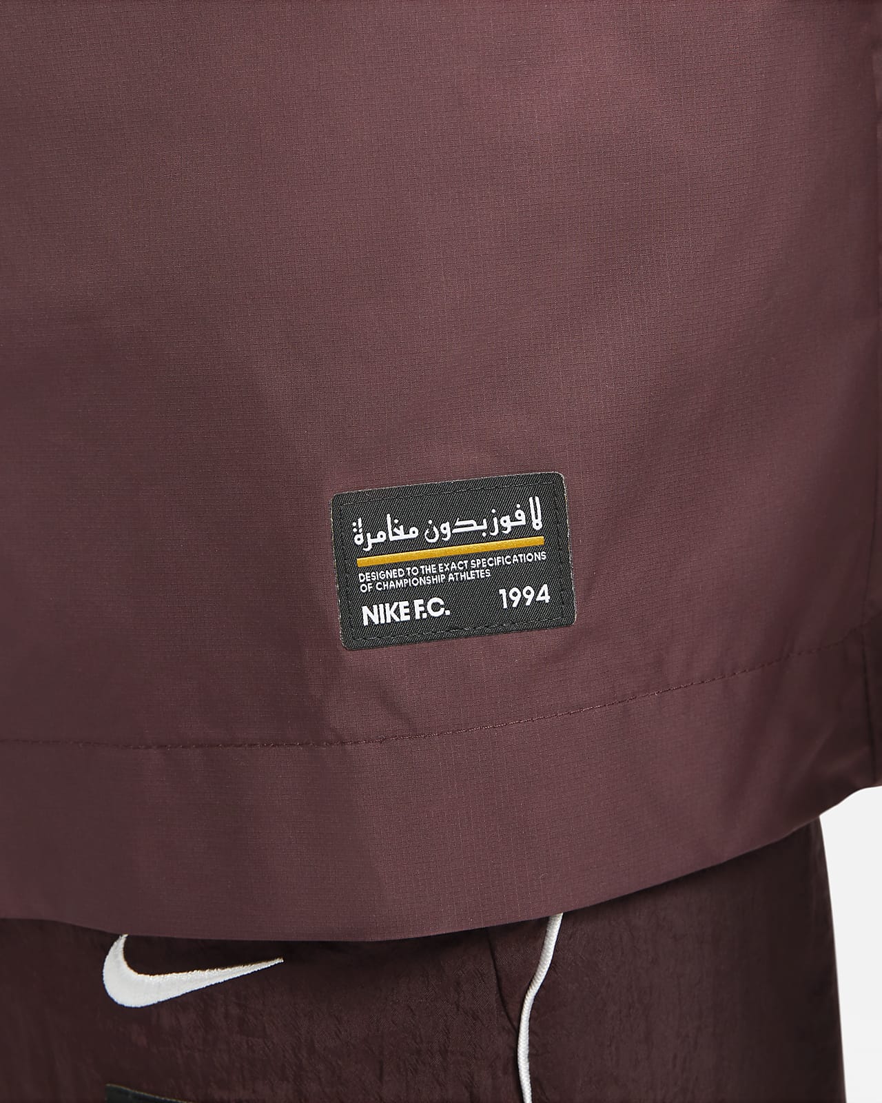 Nike F.C. Storm-FIT Hooded Football Rain Jacket - Burgundy Crush ...