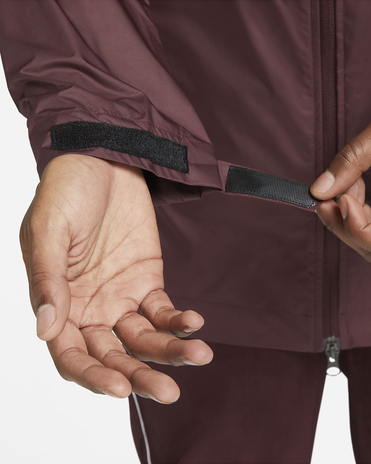 Nike F.C. Storm-FIT Hooded Football Rain Jacket - Burgundy Crush ...