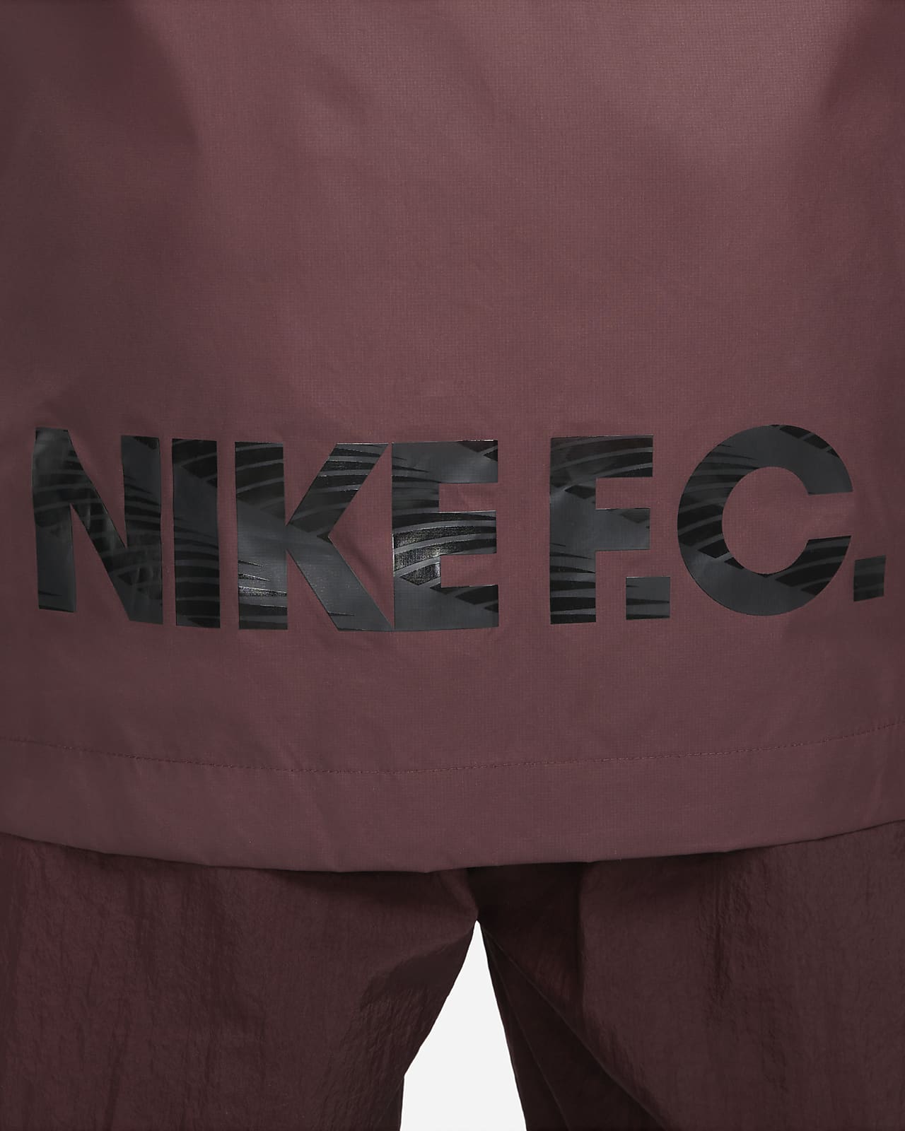 Nike F.C. Storm-FIT Hooded Football Rain Jacket - Burgundy Crush ...