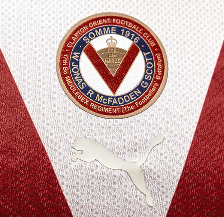 Leyton Orient 2024 Puma Somme Memorial Shirt