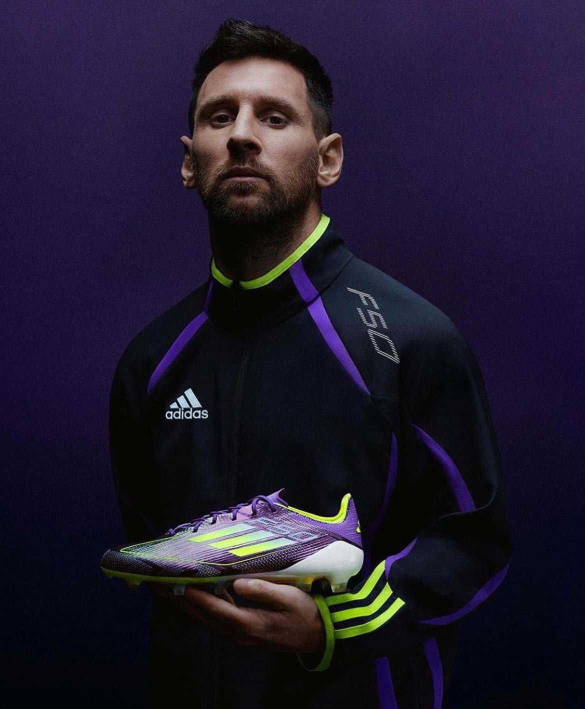 Adidas F50 Elite Fast Reborn FG - Purple / Cloud White / Lucid Lemon ...