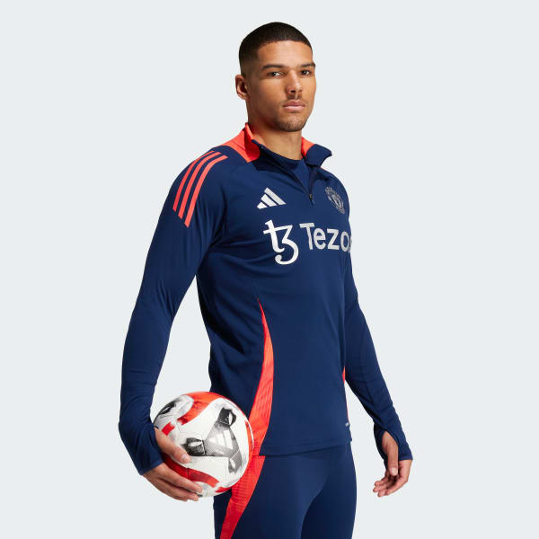 Adidas Manchester United Tiro 24 Training Top - Night Indigo / Bright ...