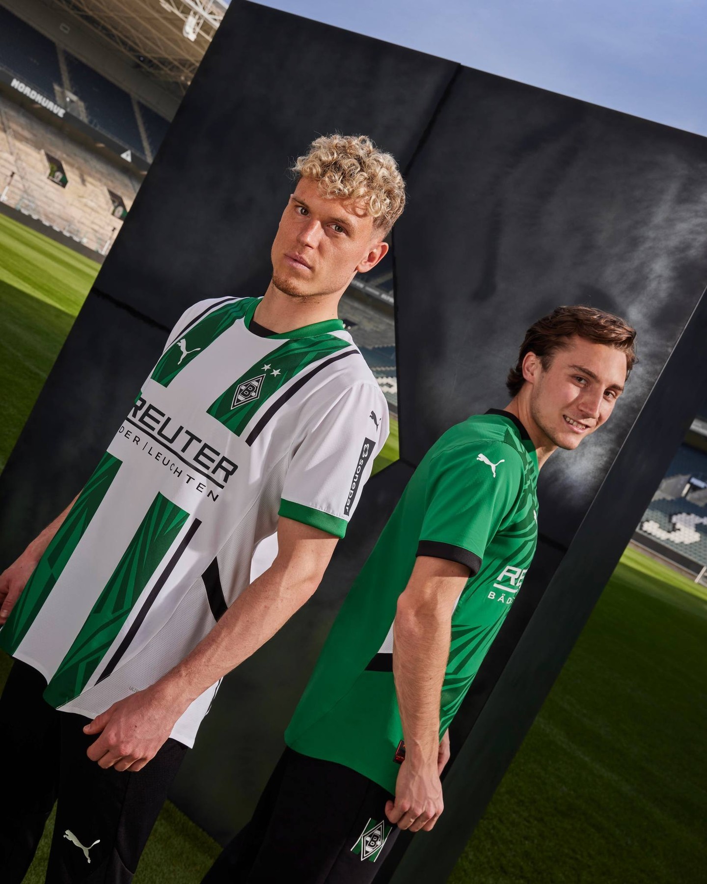 Borussia Mönchengladbach 24/25 Puma Home and Away Kits - Football Shirt ...