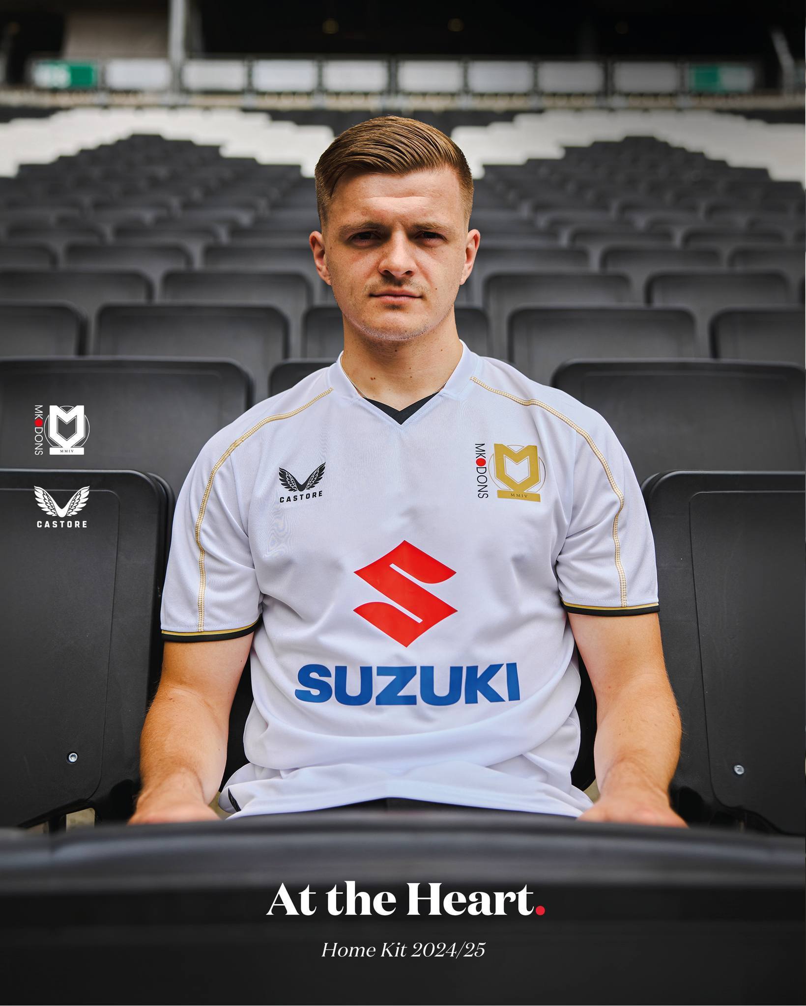 Milton Keynes Dons 24/25 Castore Home Kit - Football Shirt Culture ...