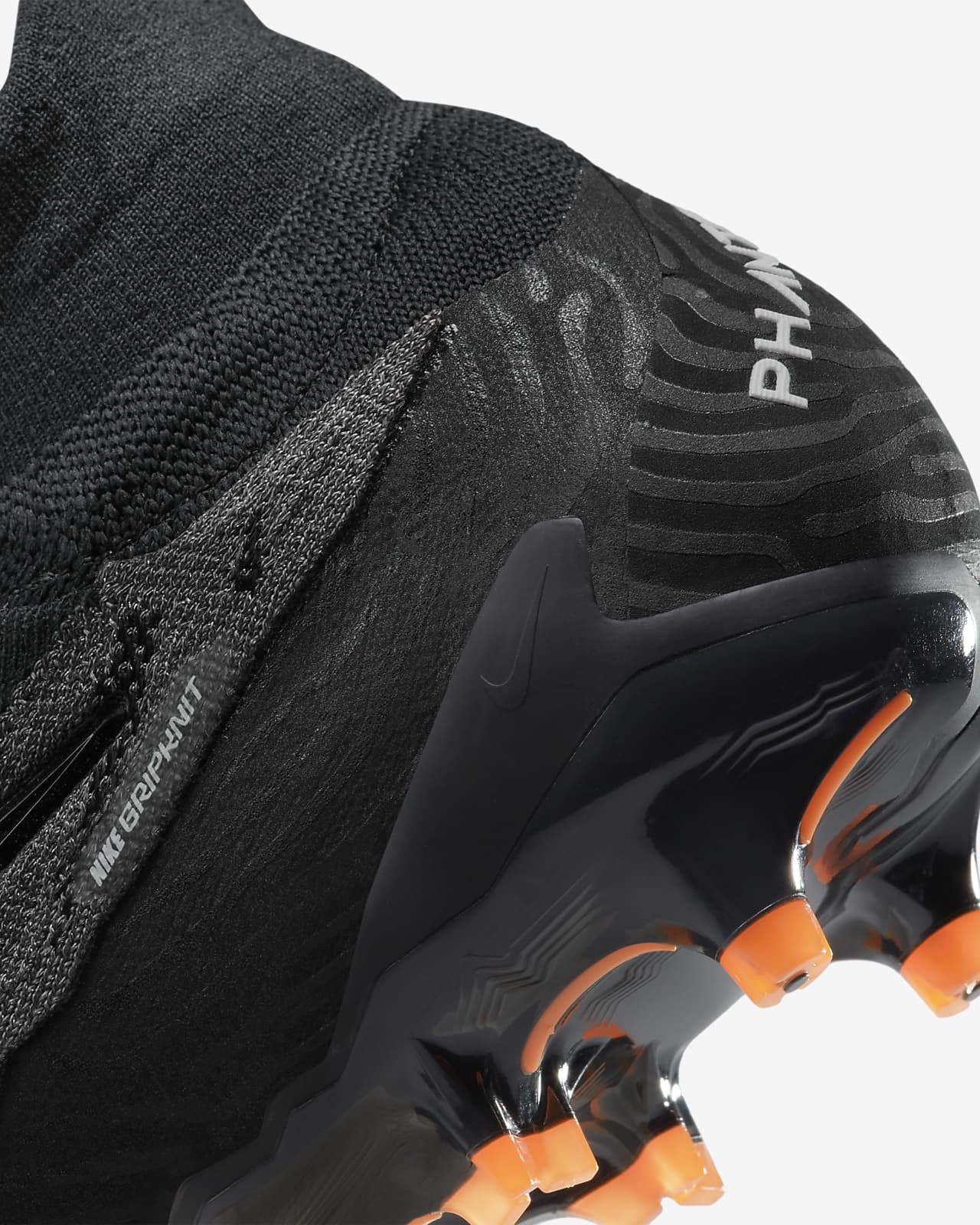 Nike Gripknit Phantom GX Elite DF FG Shadow - Black / Dark Smoke Grey ...