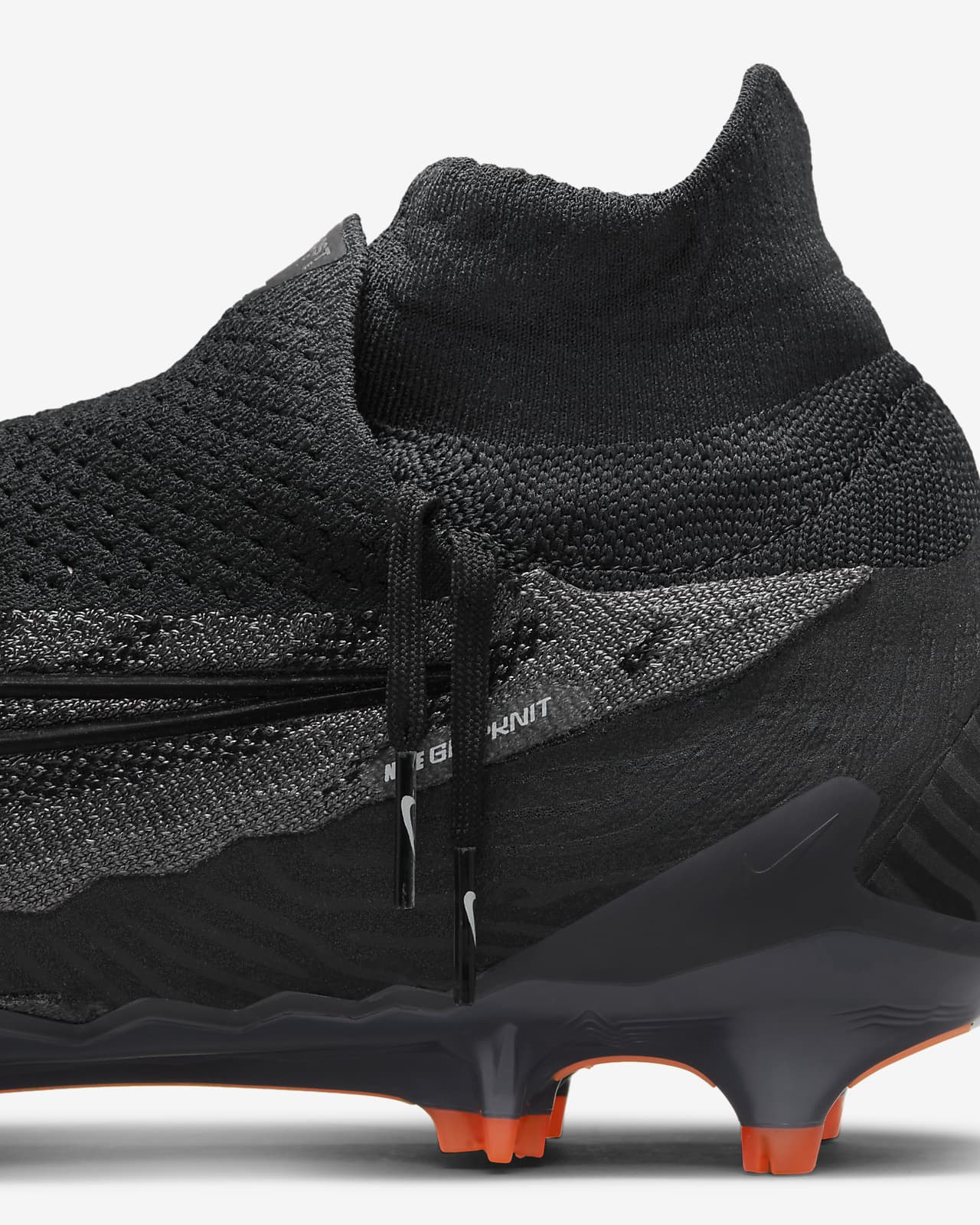Nike Gripknit Phantom GX Elite DF FG Shadow - Black / Dark Smoke Grey ...