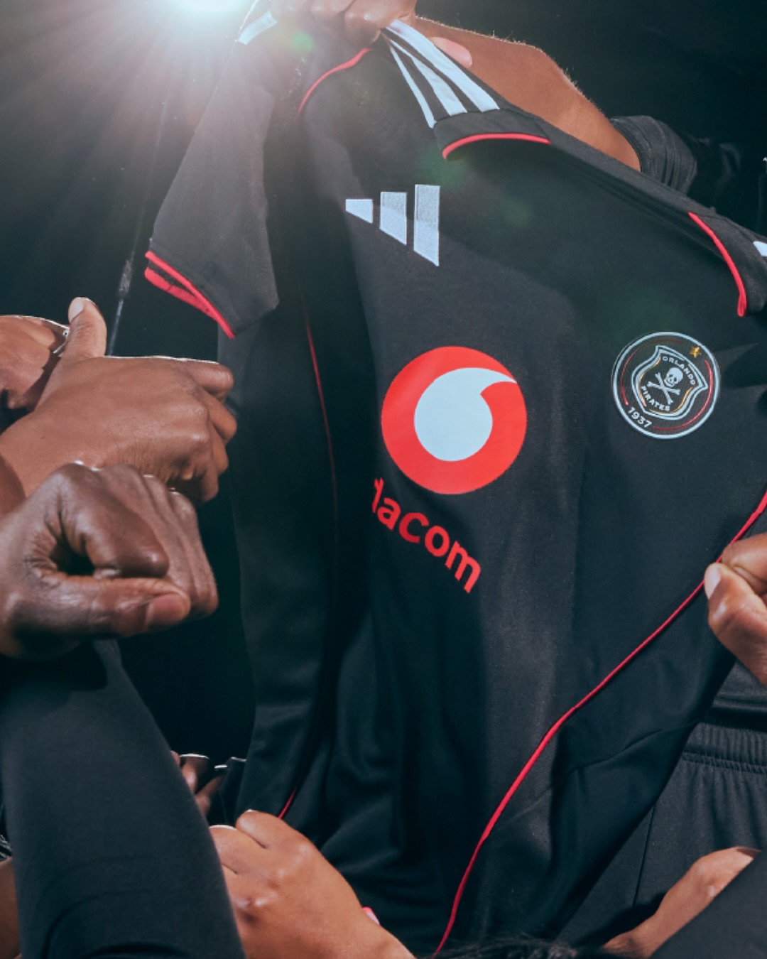 Orlando Pirates 25/26 Adidas Home and Away Kits - Football Shirt ...