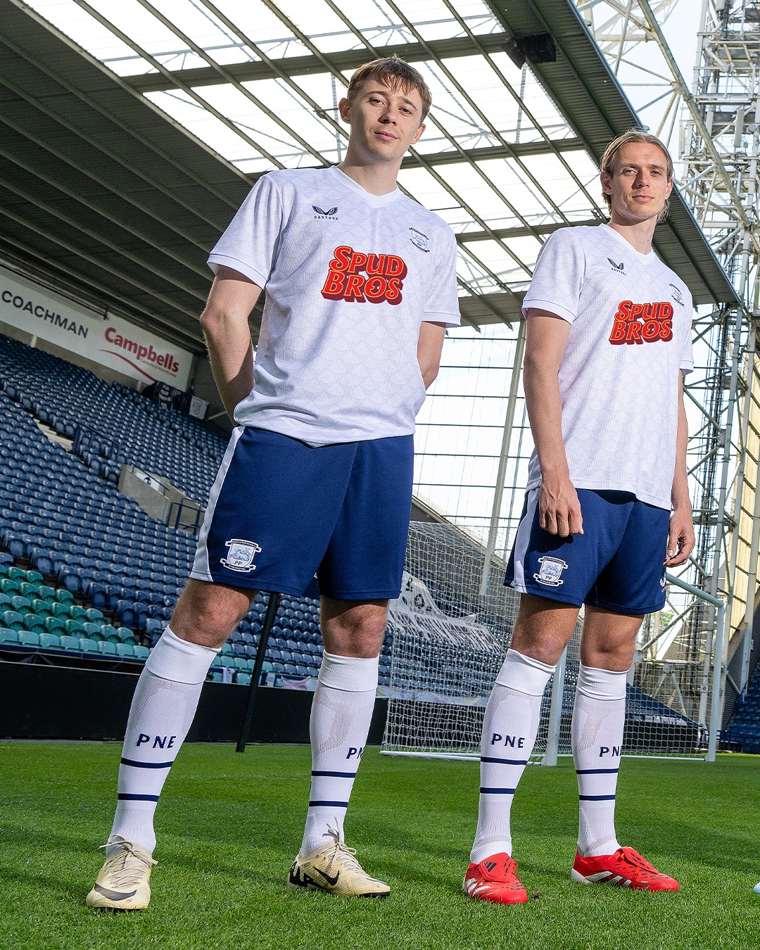 Preston North End 25/26 Castore Home Kit - Football Shirt Culture ...