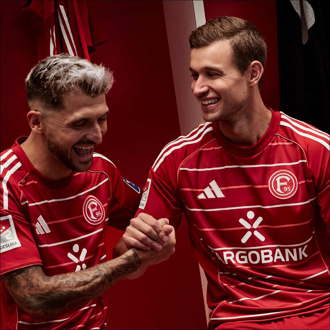 Fortuna Düsseldorf 25/26 Adidas Home Kit - Football Shirt Culture ...