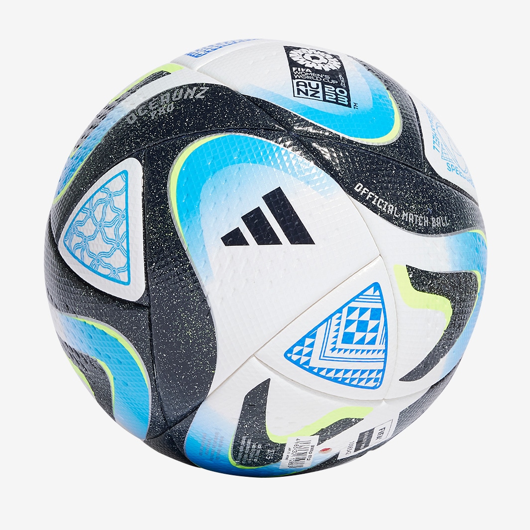 adidas Womens OCEAUNZ Pro World Cup Ball - White / Navy / Blue / Lucid ...