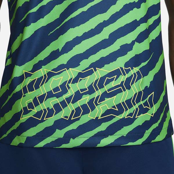 Brazil 2022 Nike Pre-Match Football Top - Football Shirt Culture ...
