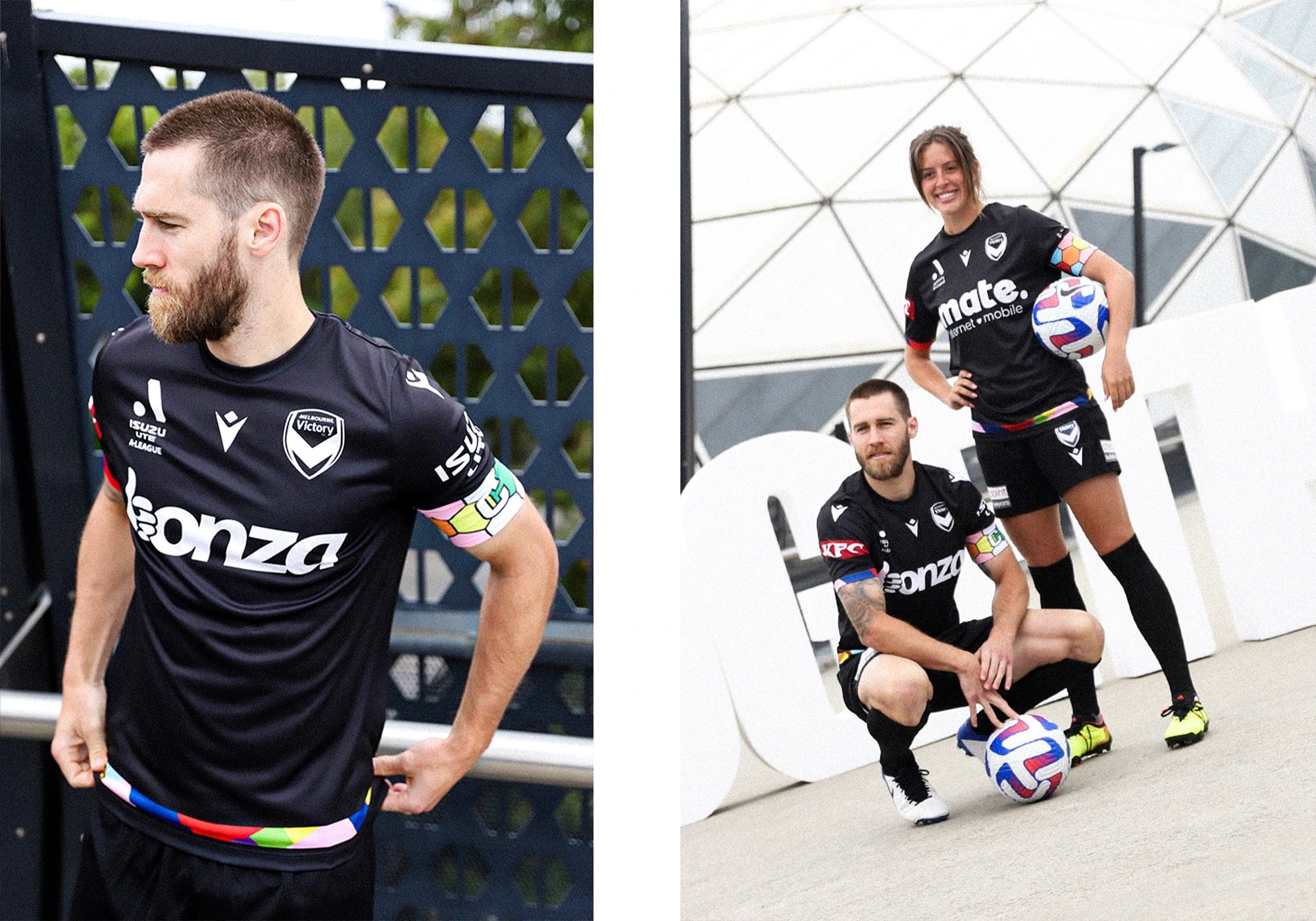 Melbourne Victory and Adelaide United 2023 Pride Cup Kits - Football ...