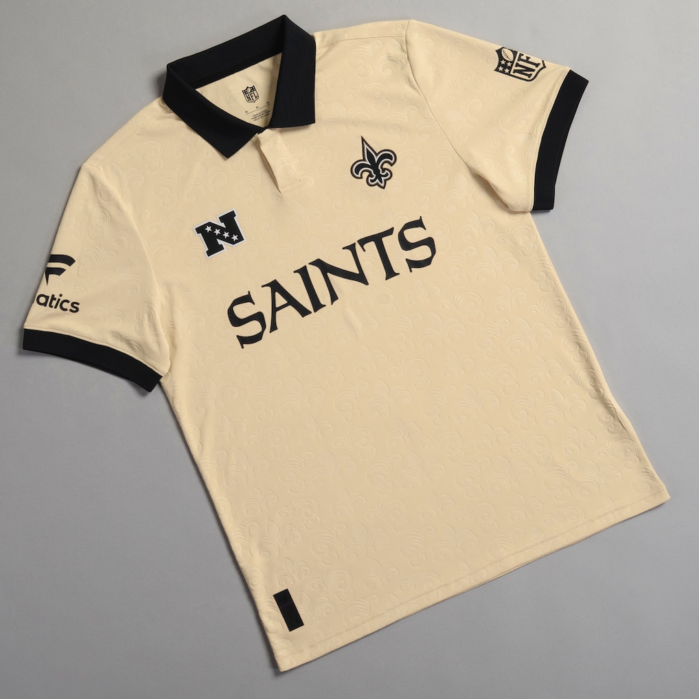New Orleans Saints 2025 Fanatics NFL Football x Football Fan Top ...