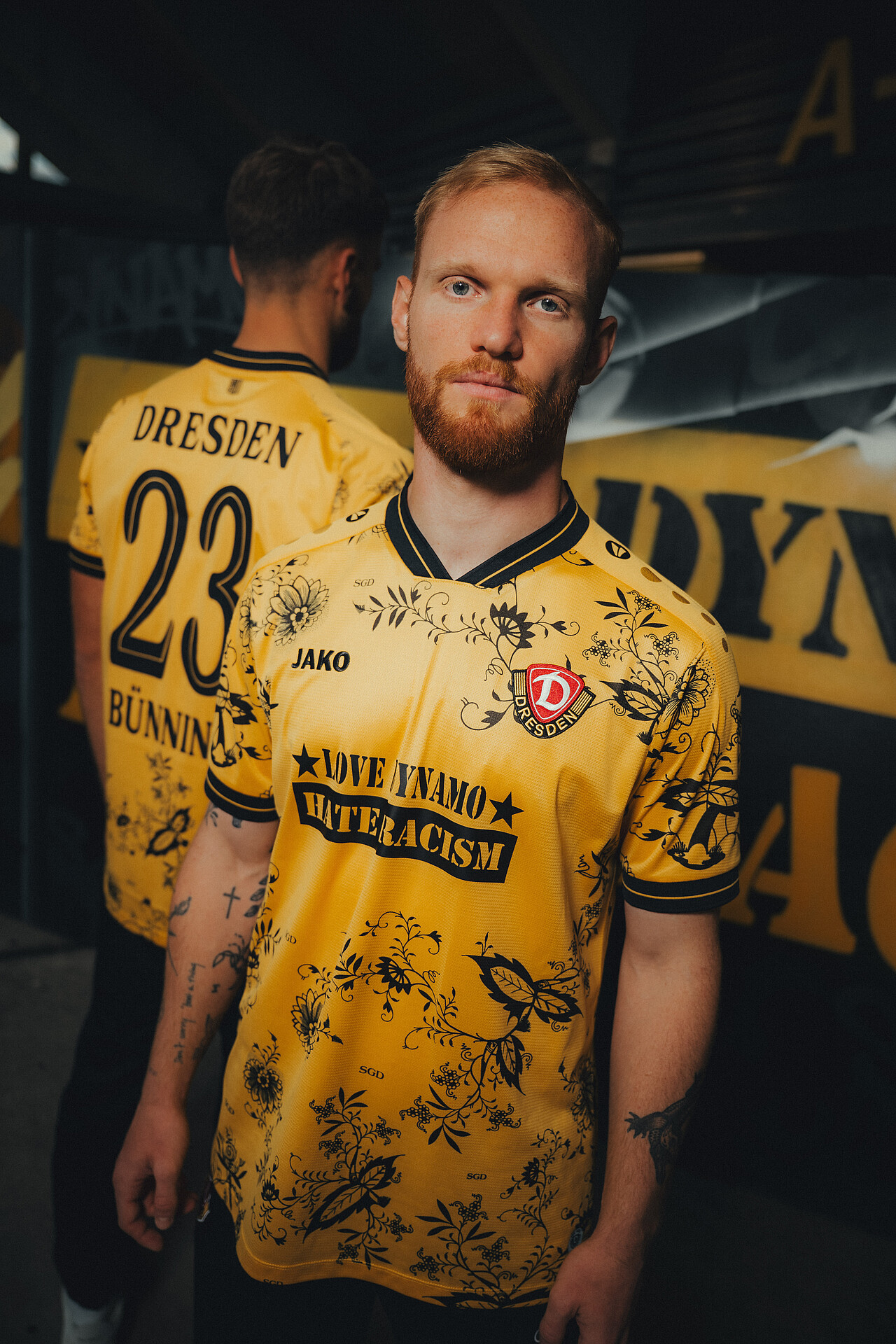 Dynamo Dresden 25/26 "Love Dynamo - Hate Racism" Shirt - Football Shirt ...