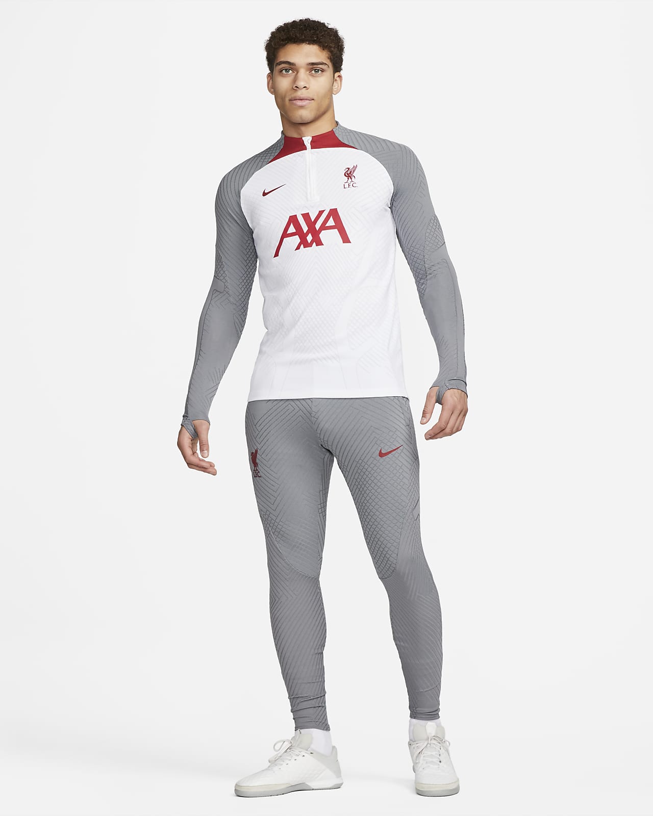 Liverpool F.C. Strike Elite Nike Dri-FIT ADV Football Drill Top - White ...