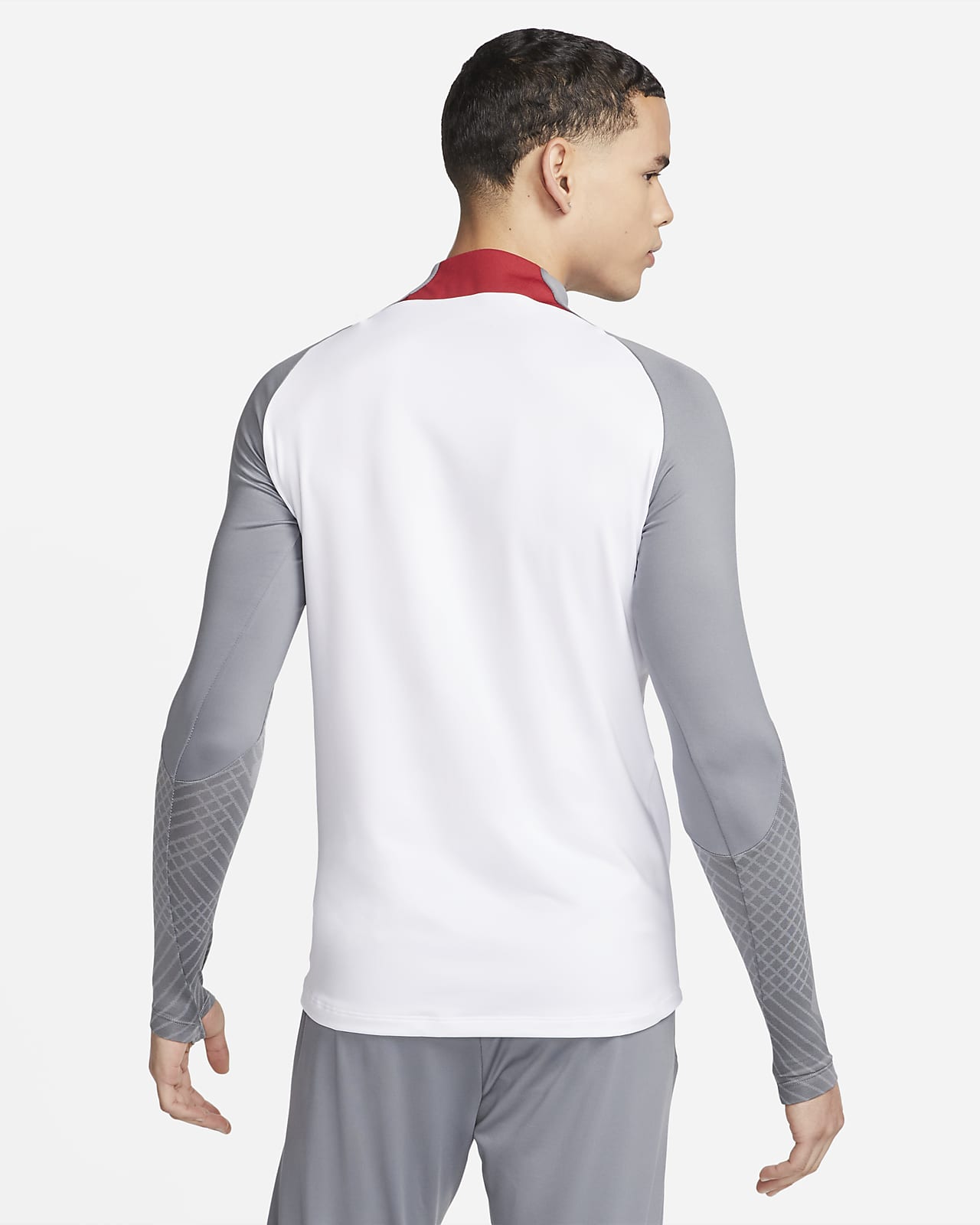 Liverpool F.C. Strike Nike Dri-FIT Football Drill Top - White / Smoke ...