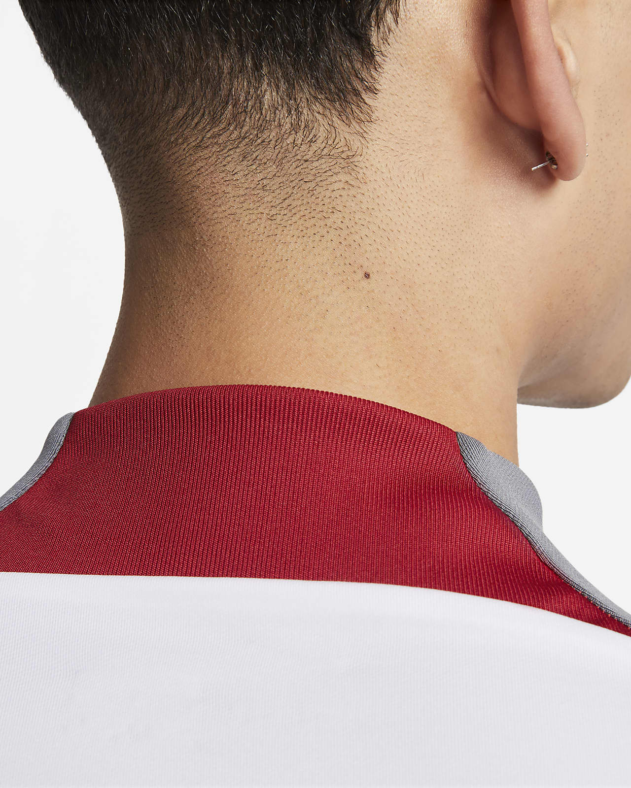 Liverpool F.C. Strike Nike Dri-FIT Football Drill Top - White / Smoke ...