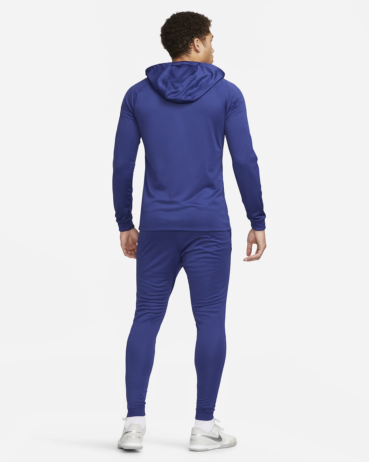 F.C. Barcelona Strike Nike Dri-FIT Hooded Football Tracksuit - Deep ...