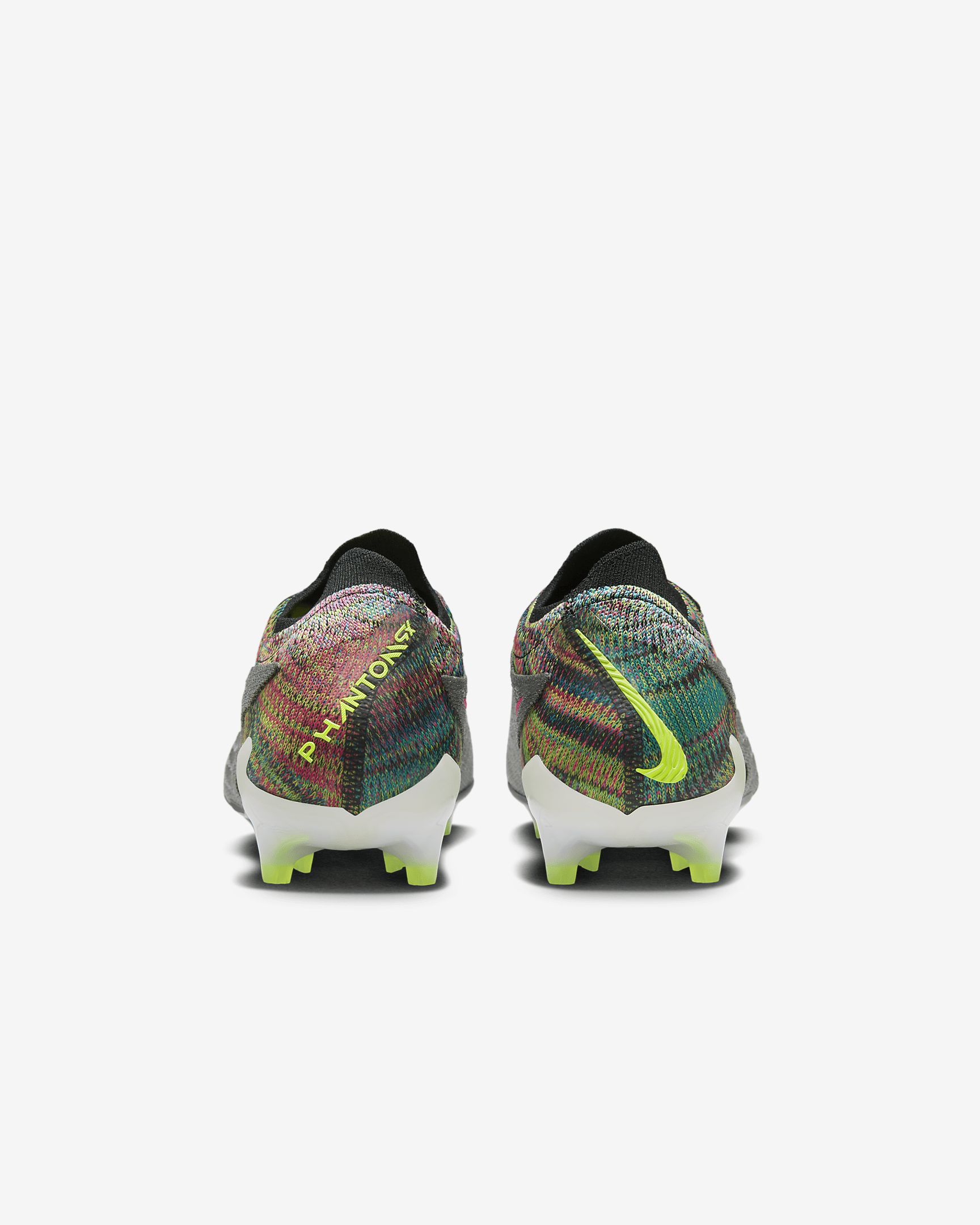 Nike Gripknit Phantom GX Elite Fusion FG - Black / White / Blue Glow / Volt