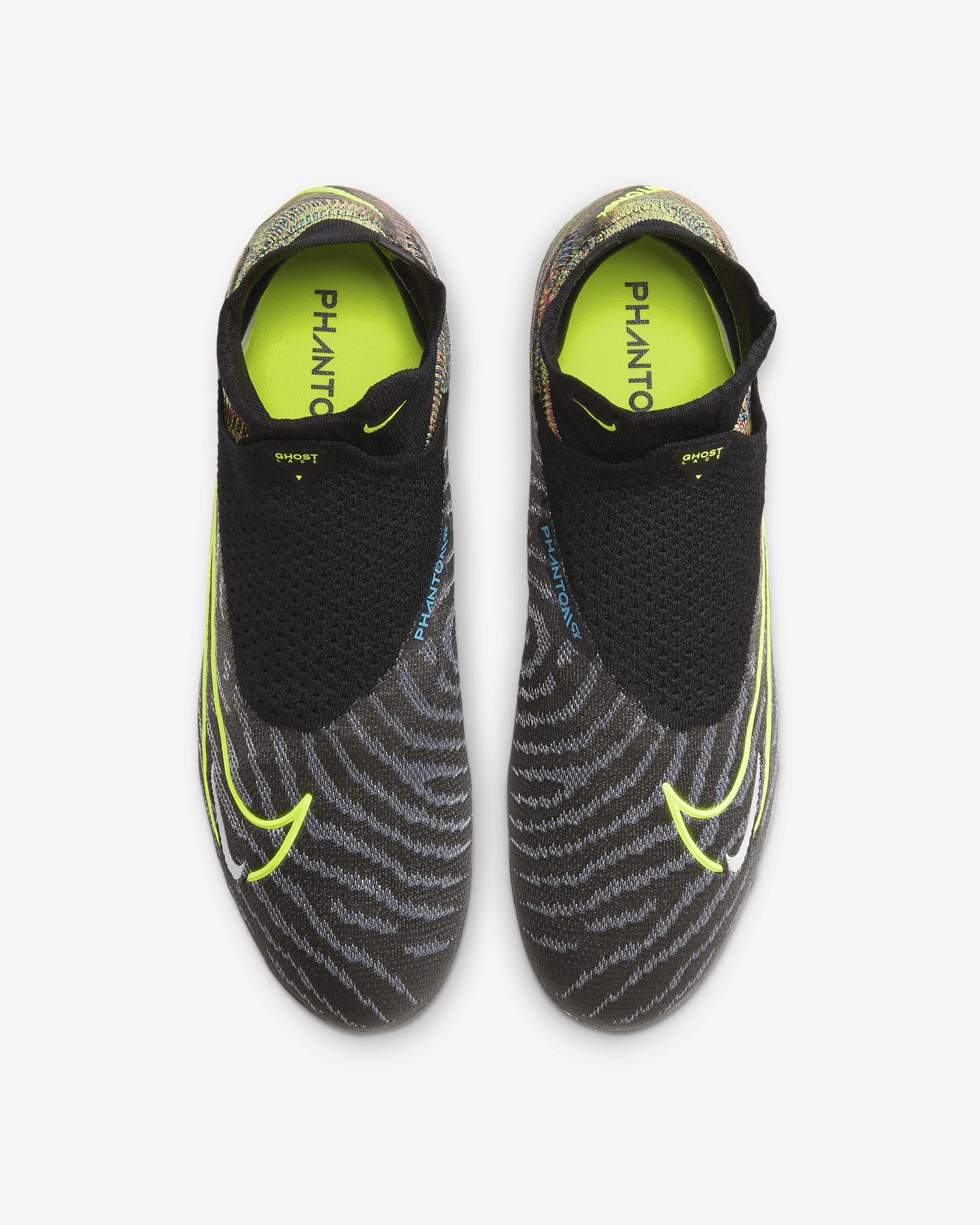 Nike Gripknit Phantom GX Elite Dynamic Fit Fusion FG - Black / White ...