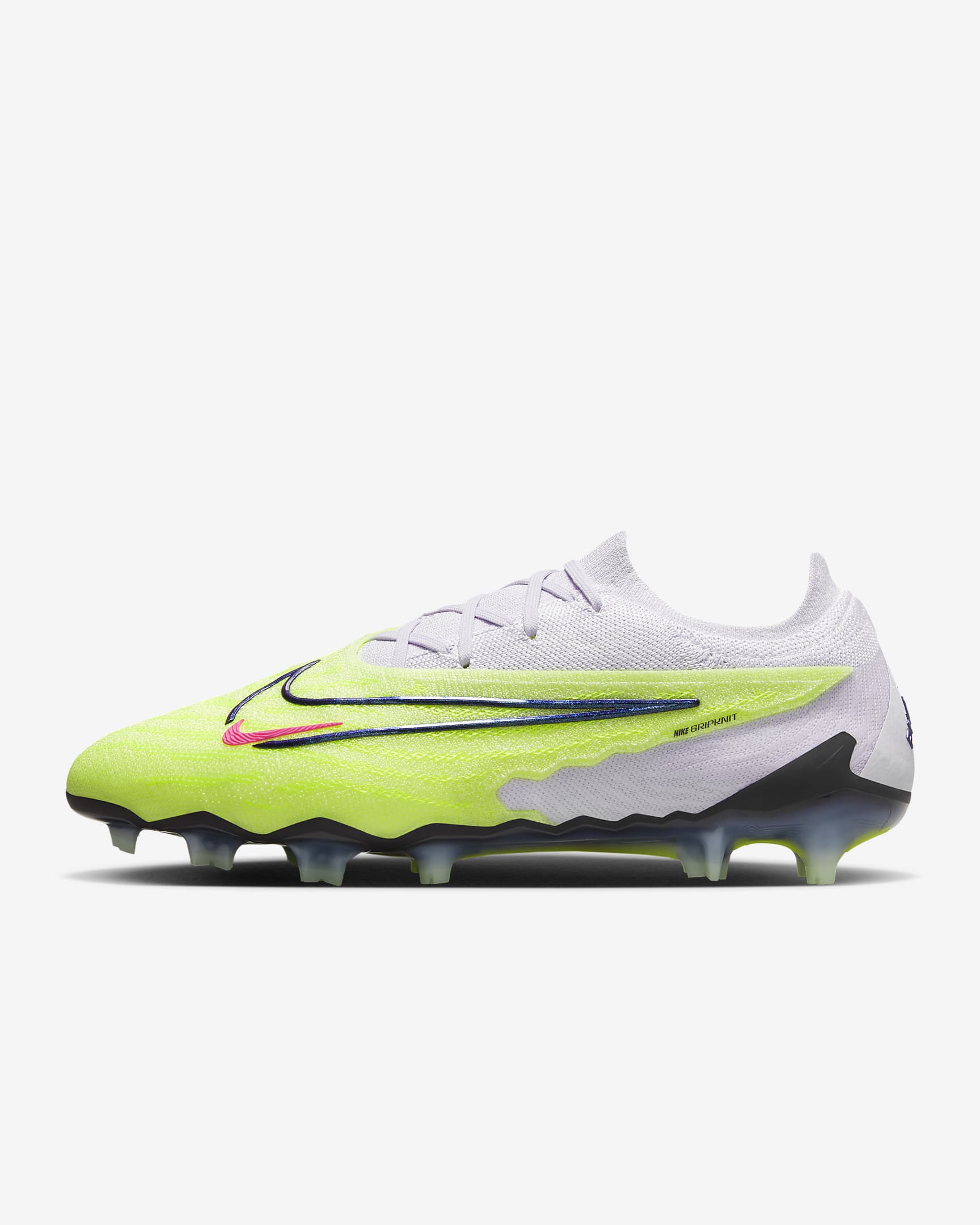 Nike Gripknit Phantom GX Elite FG - Barely Volt / Barely Grape ...