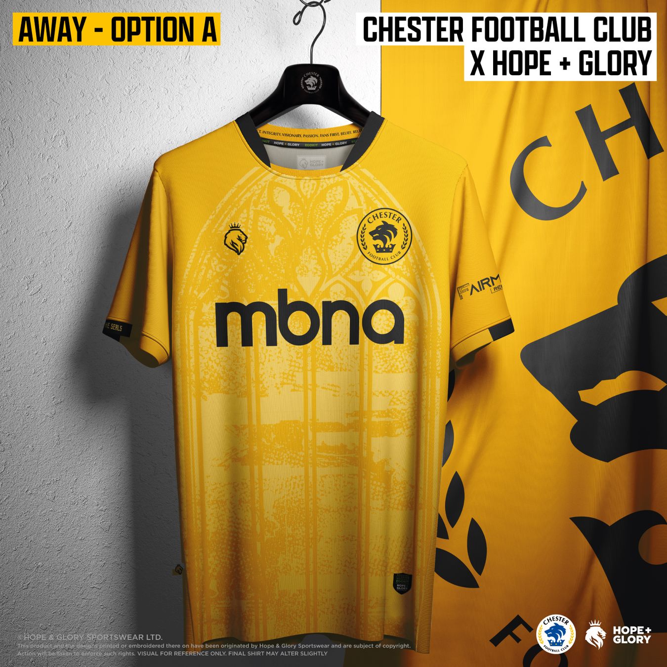 Chester FC 2023/24 Hope + Glory Kit Vote - Football Shirt Culture ...