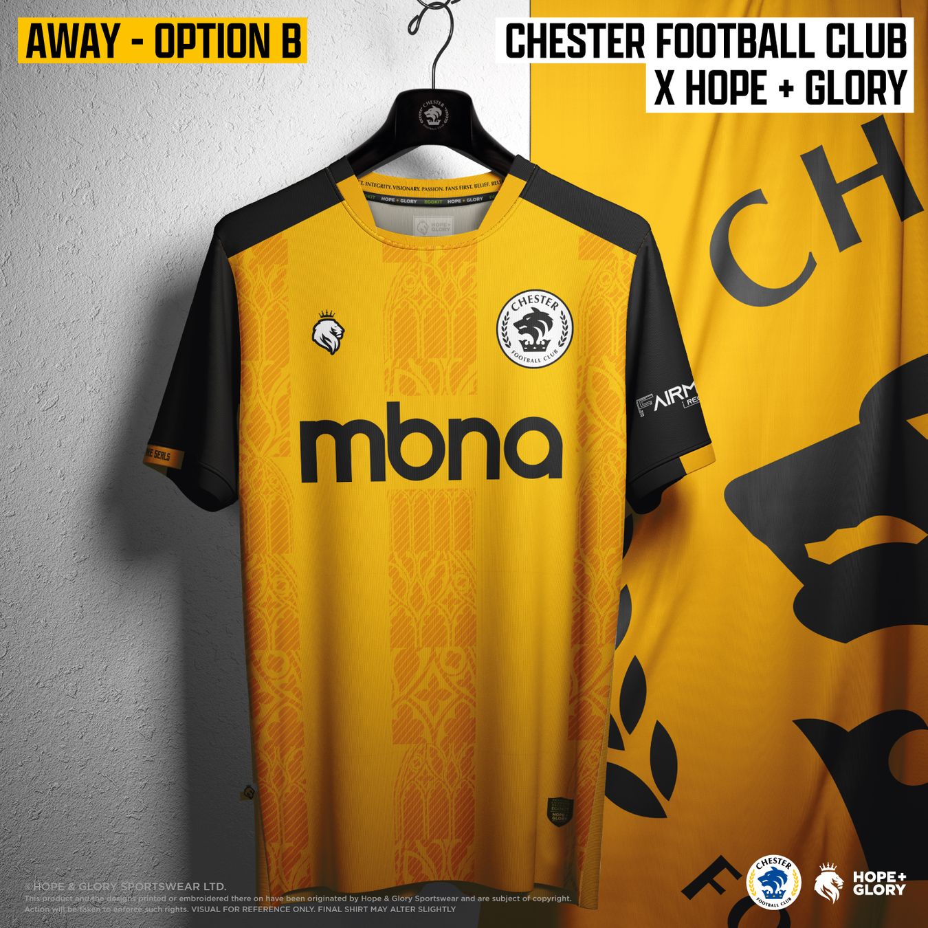 Chester FC 2023/24 Hope + Glory Kit Vote - Football Shirt Culture ...