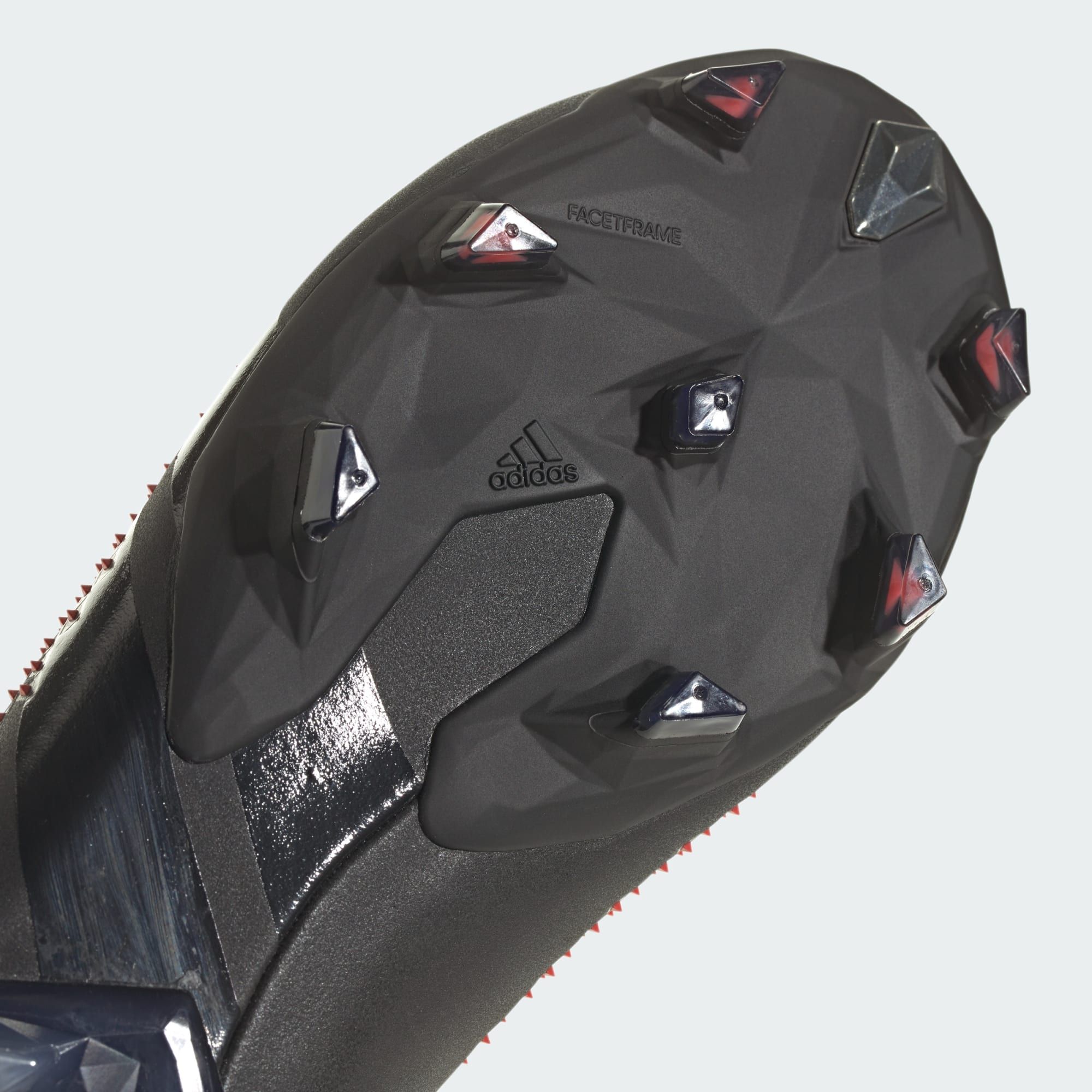 Adidas Predator Accuracy Luxury.1 Low FG - Black / Black / Solar Red ...