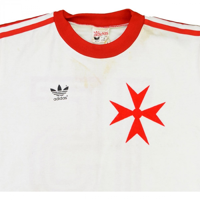 Adidas 1979 Malta Match Worn Home Shirt - Football Shirt Culture ...