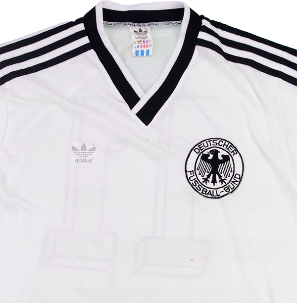 Adidas 1986 West Germany Match Worn Home Shirt - Football Shirt Culture ...