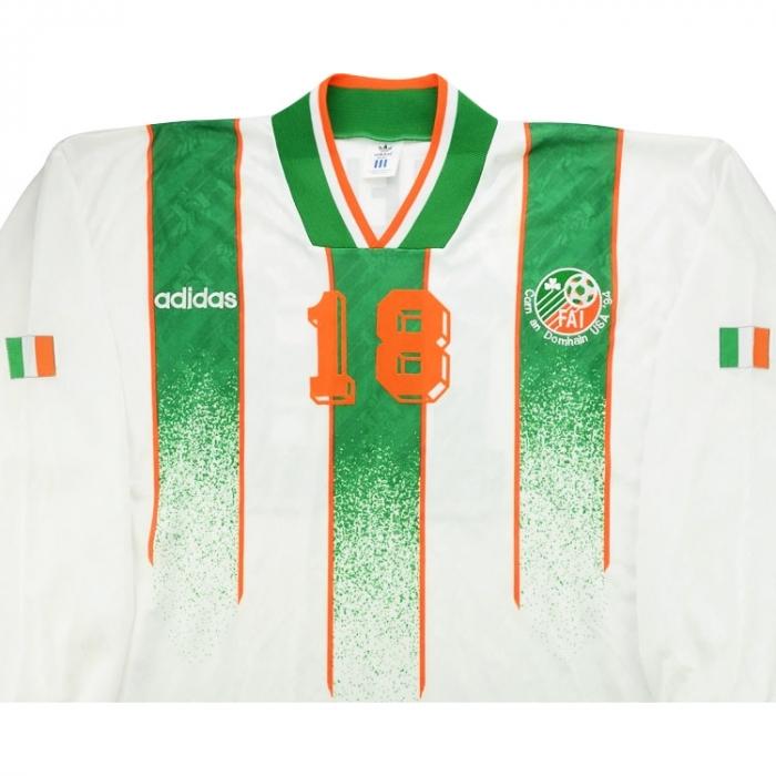 Adidas 1994 Ireland Match Issue World Cup Away Shirt - Football Shirt ...