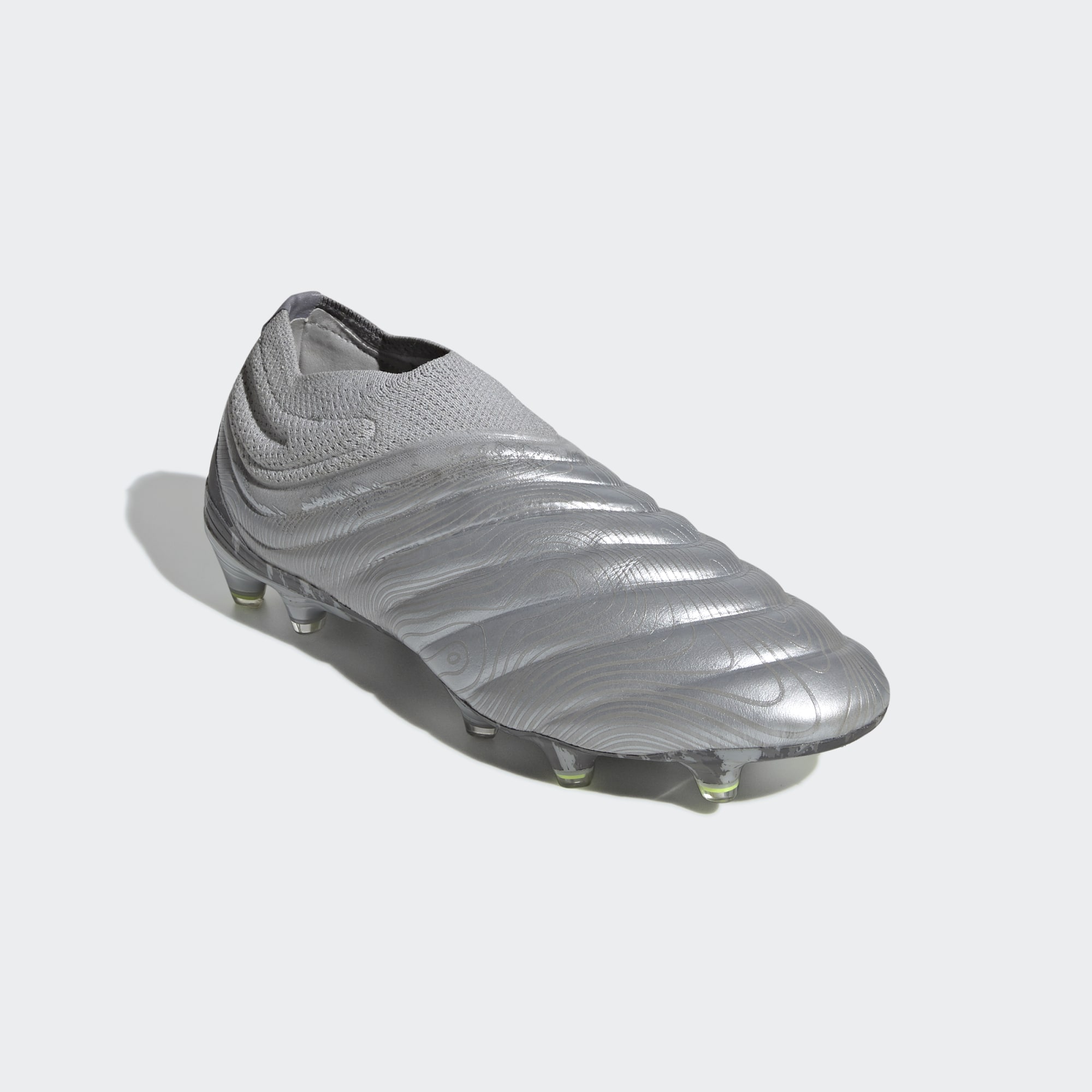 Adidas Copa 20+ FG Encryption - Silver Met / Silver Met / Solar Yellow ...