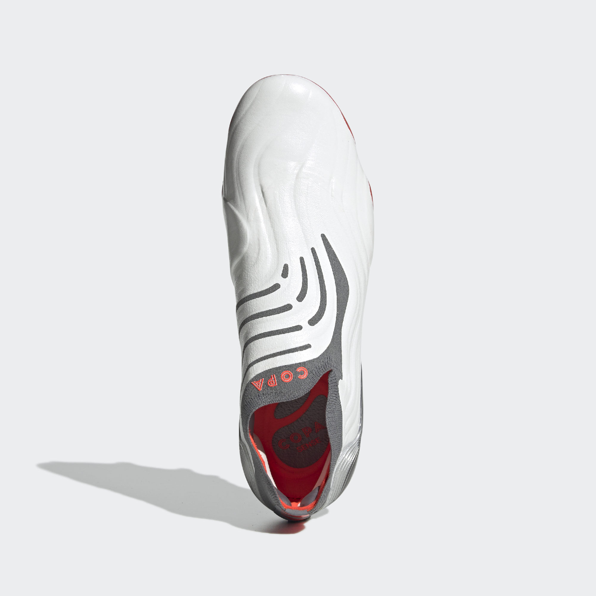 Adidas Copa Sense+ FG WhiteSpark - Cloud White / Iron Metallic / Solar ...
