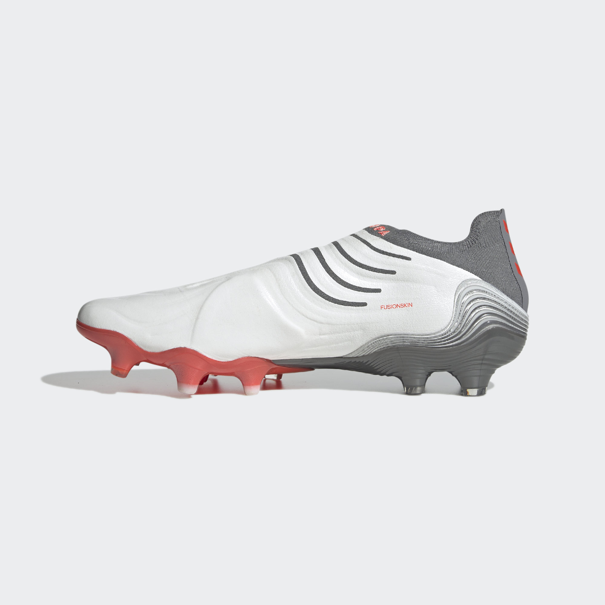 Adidas Copa Sense+ FG WhiteSpark - Cloud White / Iron Metallic / Solar ...