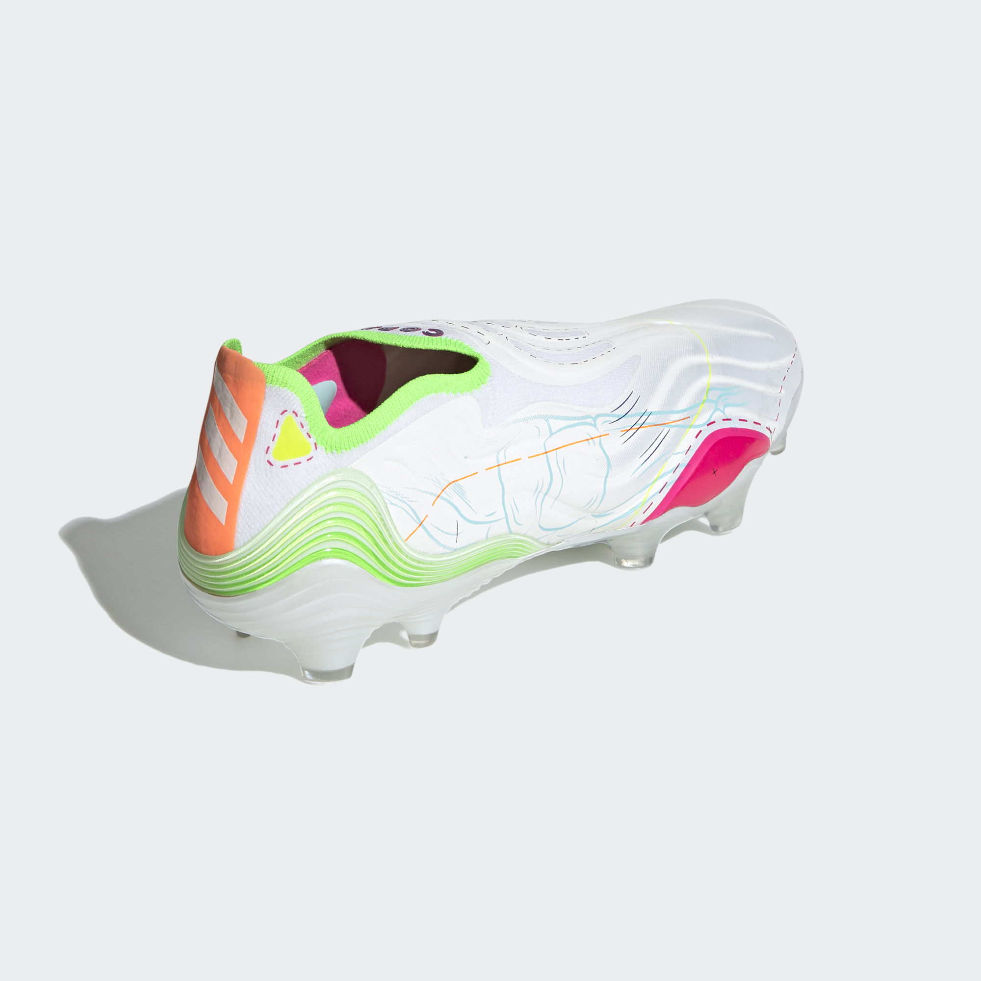 Adidas Copa Sense+ Inner Life FG - Cloud White / Solar Yellow / Shock ...